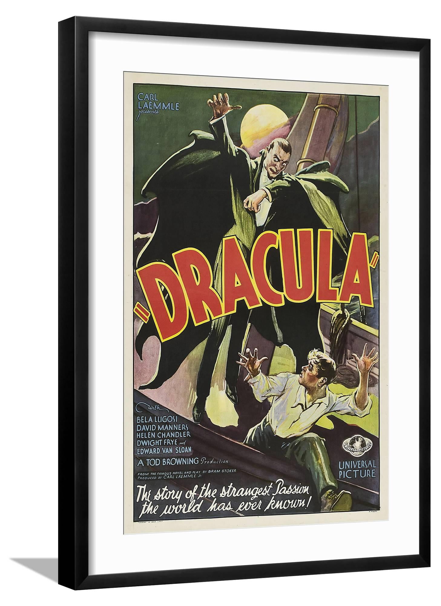 Art.com Dracula, 1931, Directed by Tod Browning Giclee Print, Black Frame Wall Art, 21" x 29 ...