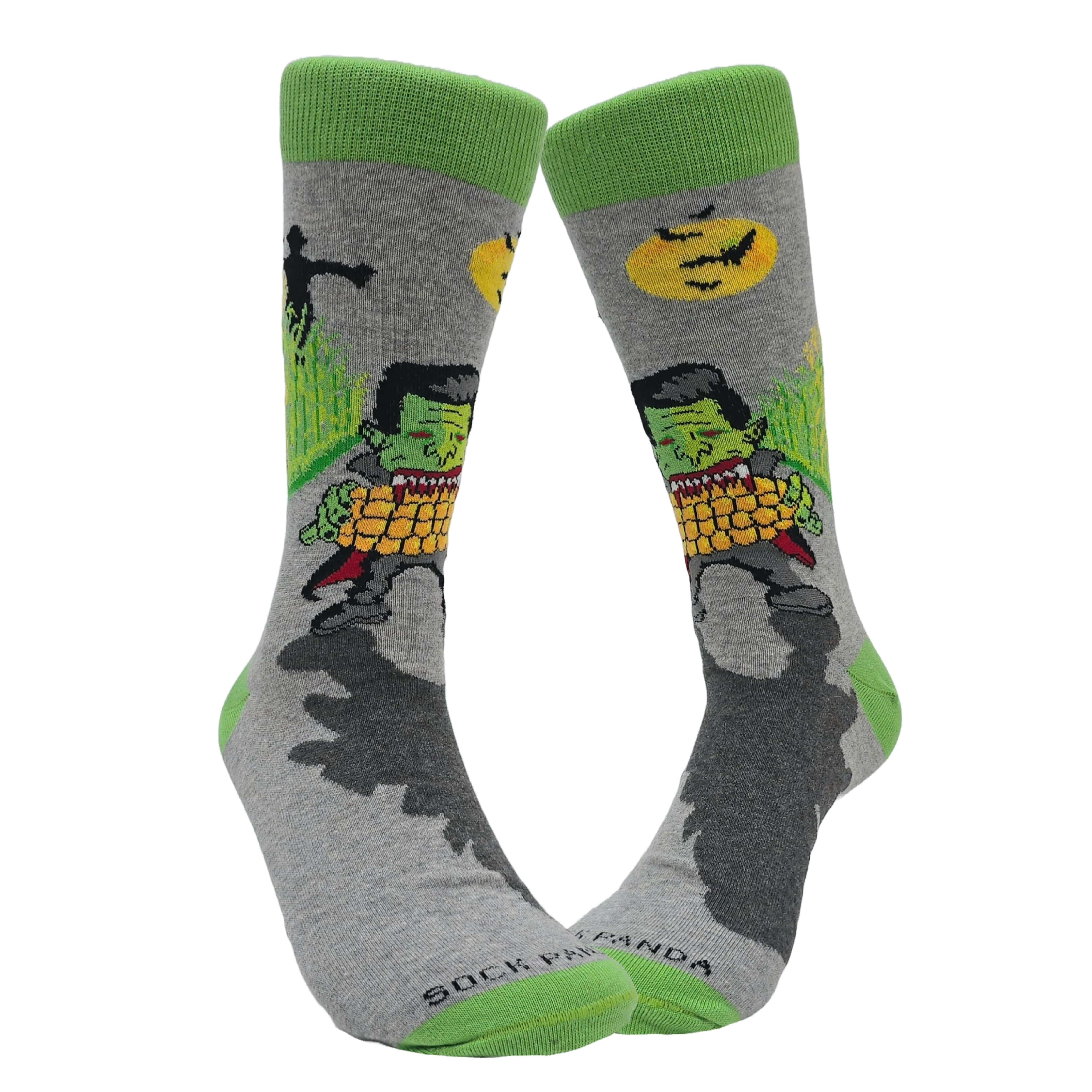 Dracula Eating Corn Socks from the Sock Panda Size: Adult Large ...