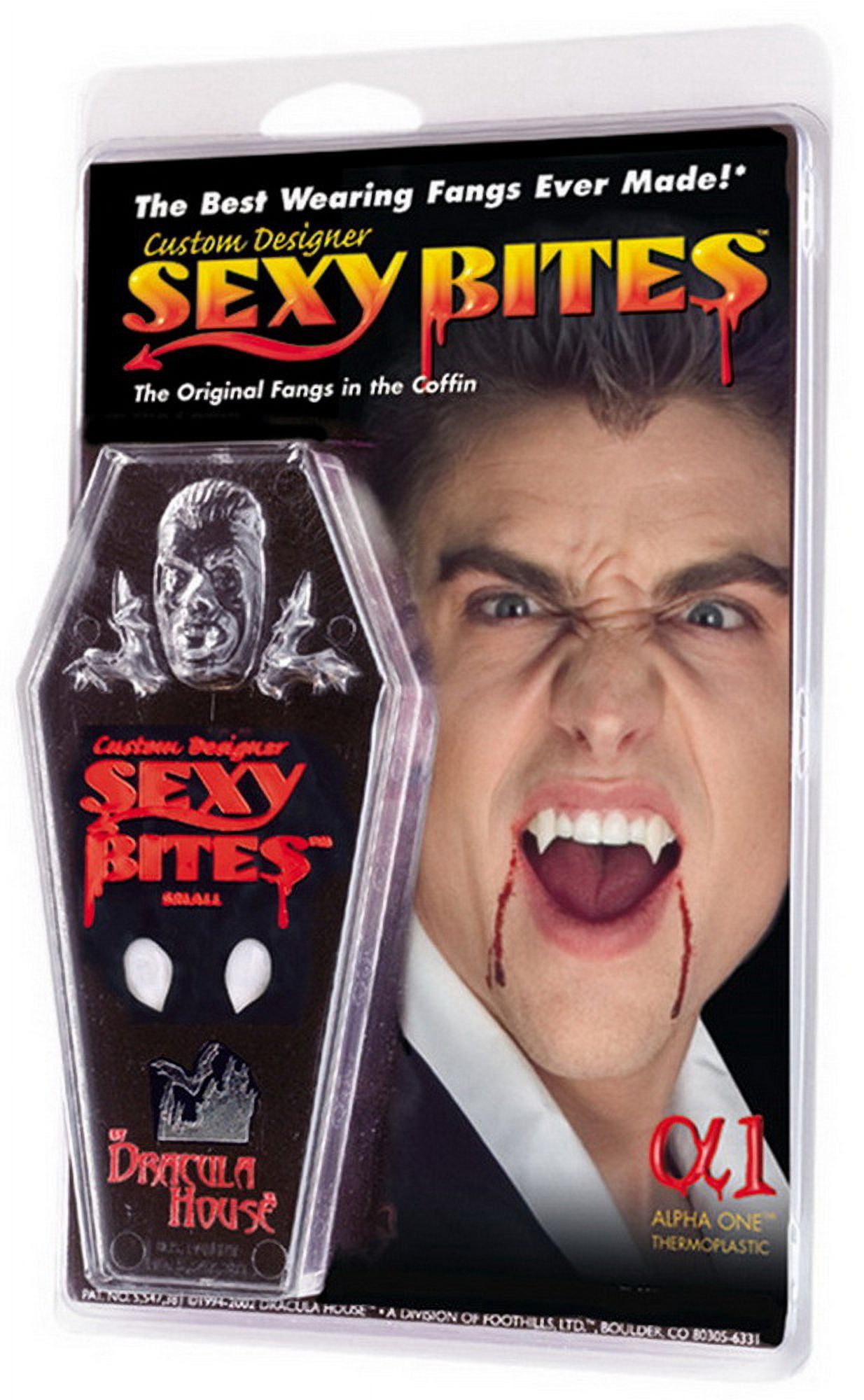 Dracula House Designer Theatre Quality Sexy Bites Fangs Accessory Small ...