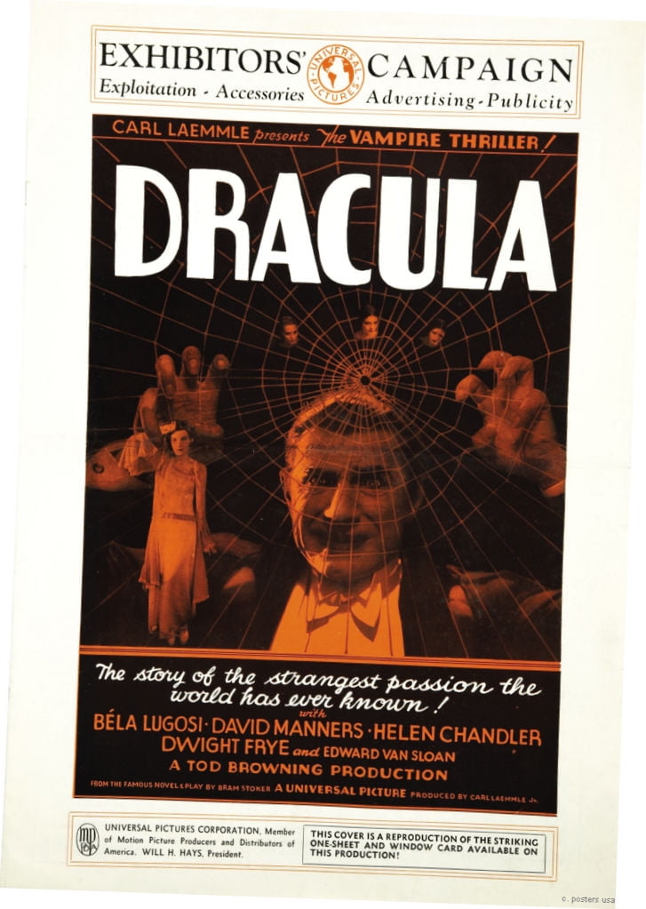 Dracula Poster Metal Sign 8Inx 12In Art Print On Metal 8x12 Multi-Color ...