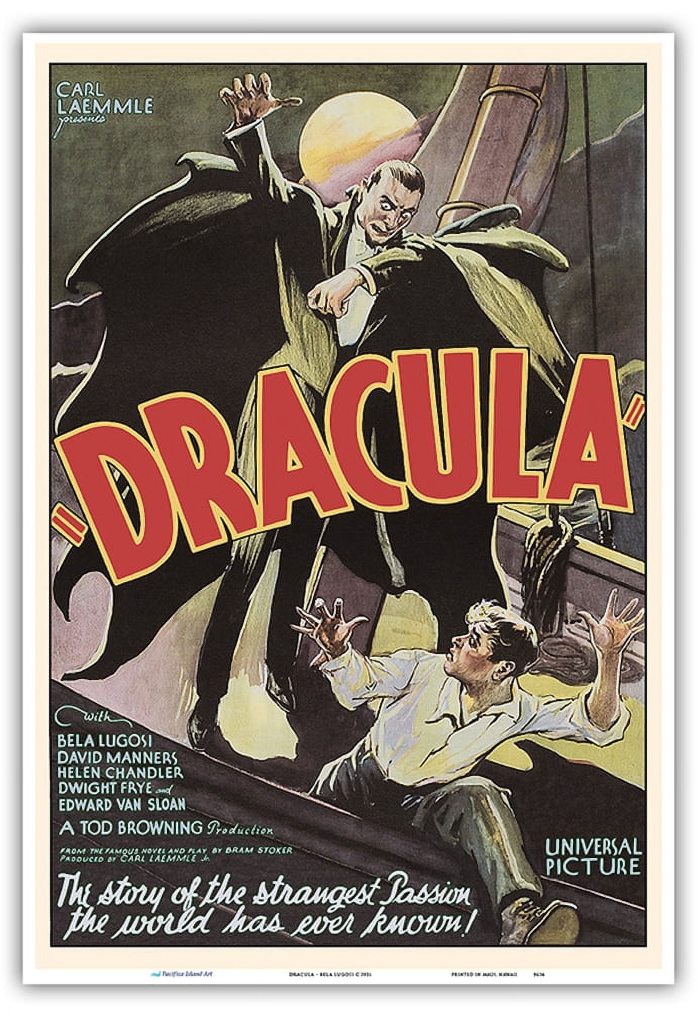 Dracula - Starring Bela Lugosi & David Manners - Vintage Film Movie ...