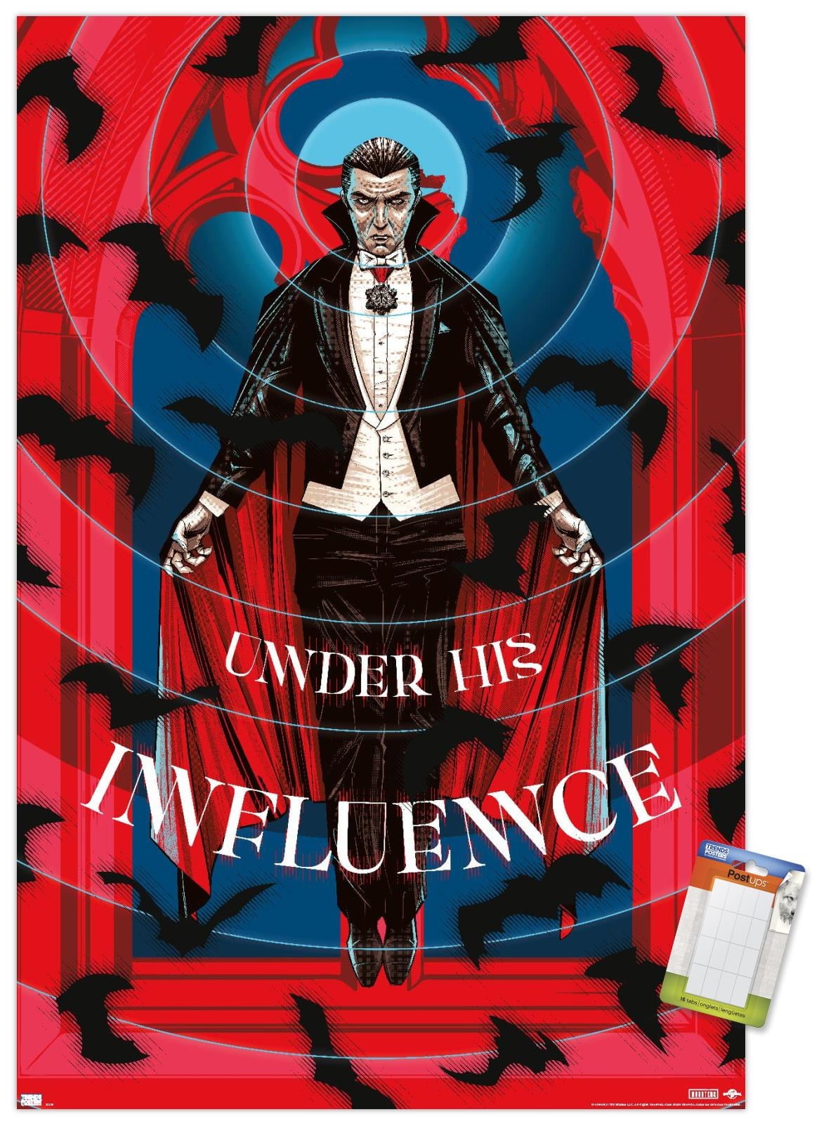 Dracula - Under His Influence by Cesar Moreno Wall Poster, 14.725" x 22 ...