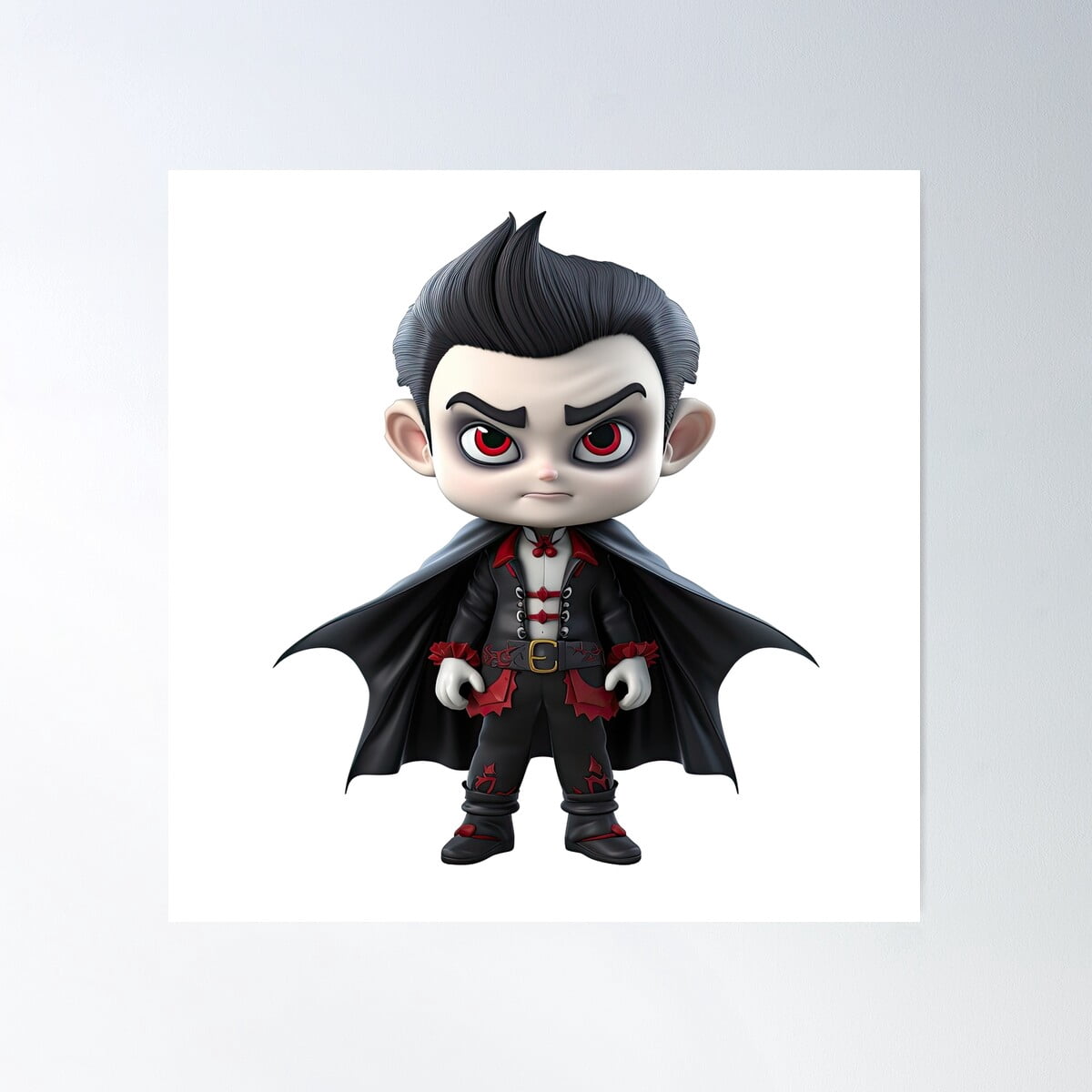 Dracula Vampire Male Devil Poster Wall Art, Modern Wall Decor For ...
