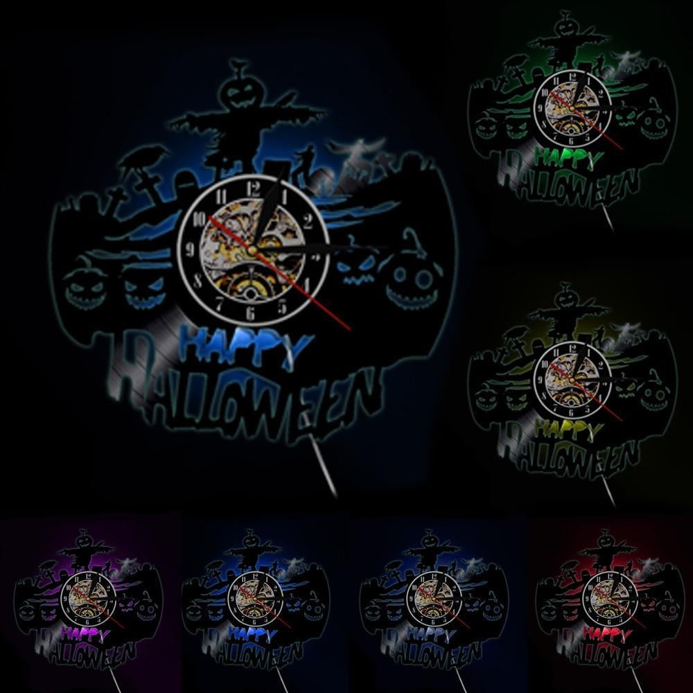 Dracula's Castle Handmade Wall Clock Halloween Dark Horror Home ...