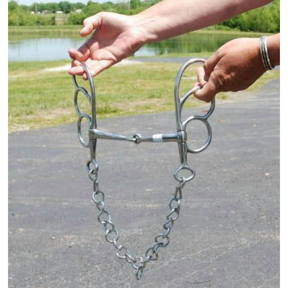 Draft Horse size 7" butterfly bit for driving and riding stainless ...