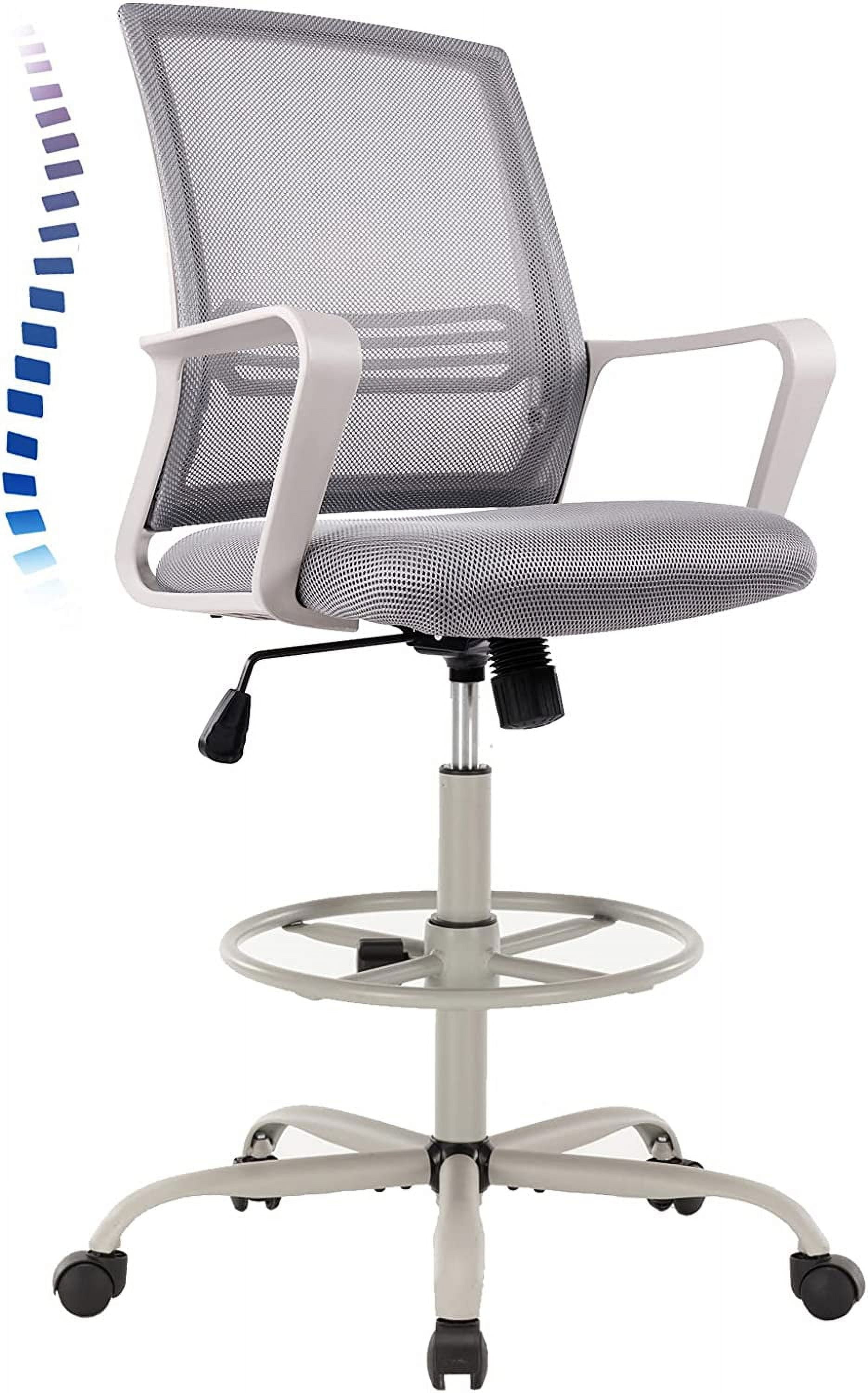 Drafting Chair, Tall Office Chair, Counter Height Office Chairs, High ...