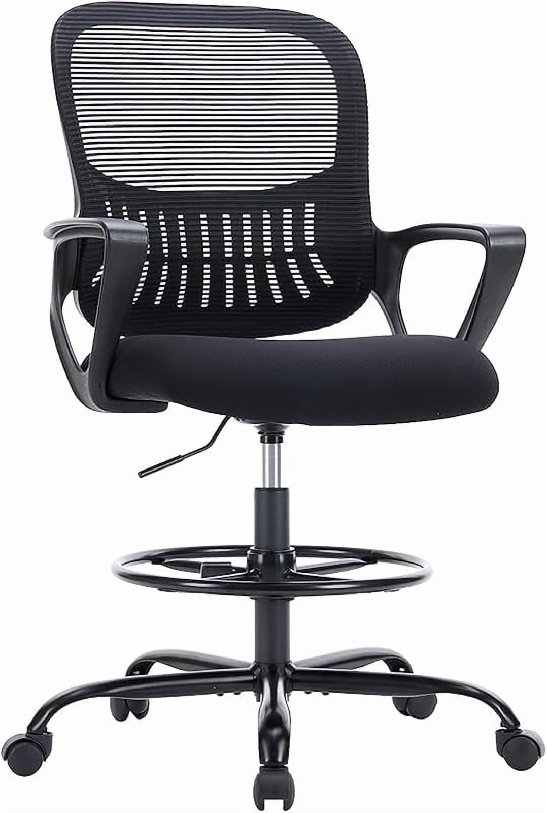 Drafting Chair Tall Office Chair Standing Desk Chair Counter Height ...