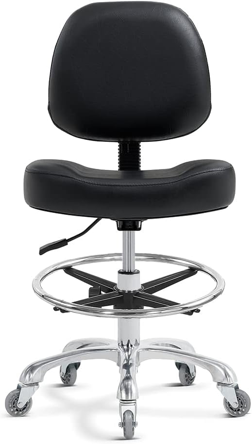 Drafting Chair Tall Office Chair for Standing Desk - Shop Stool with ...