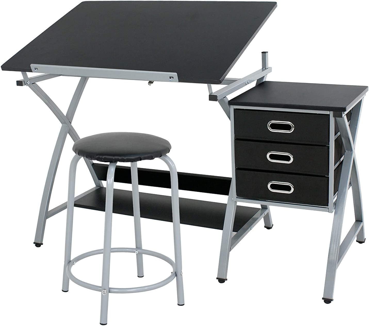 Drafting Desk Drawing Table Tabletop Tiltable for Art & Craft with ...