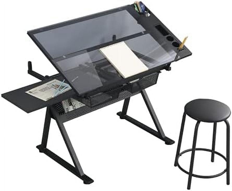 Drafting Desk, Height Adjustable Drafting Table Versatile Art Craft ...