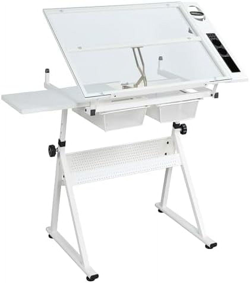 Drafting Desk, Height Adjustable Drafting Table Versatile Art Craft ...