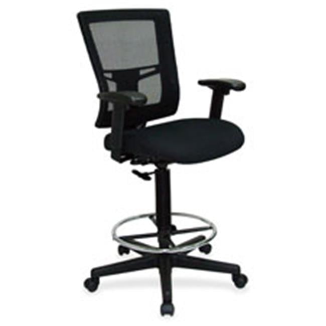 Drafting Stool Chair- 27 in. x 25 in. x 48 in.- Black - Walmart.com