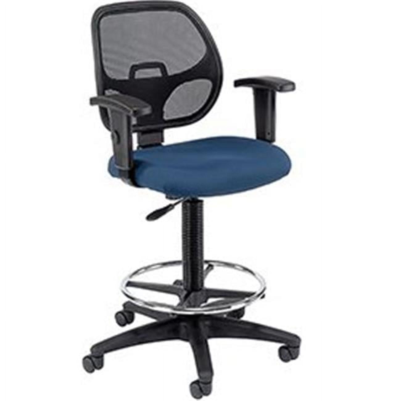 Drafting Stool - Fabric, Blue - Walmart.com
