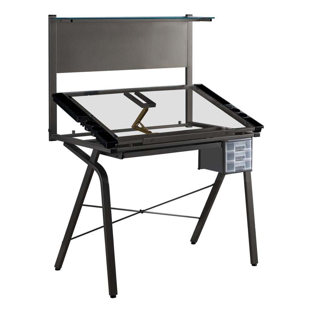 Drafting Table, Adjustable Angle, Drawing, Storage, Craft, Metal ...