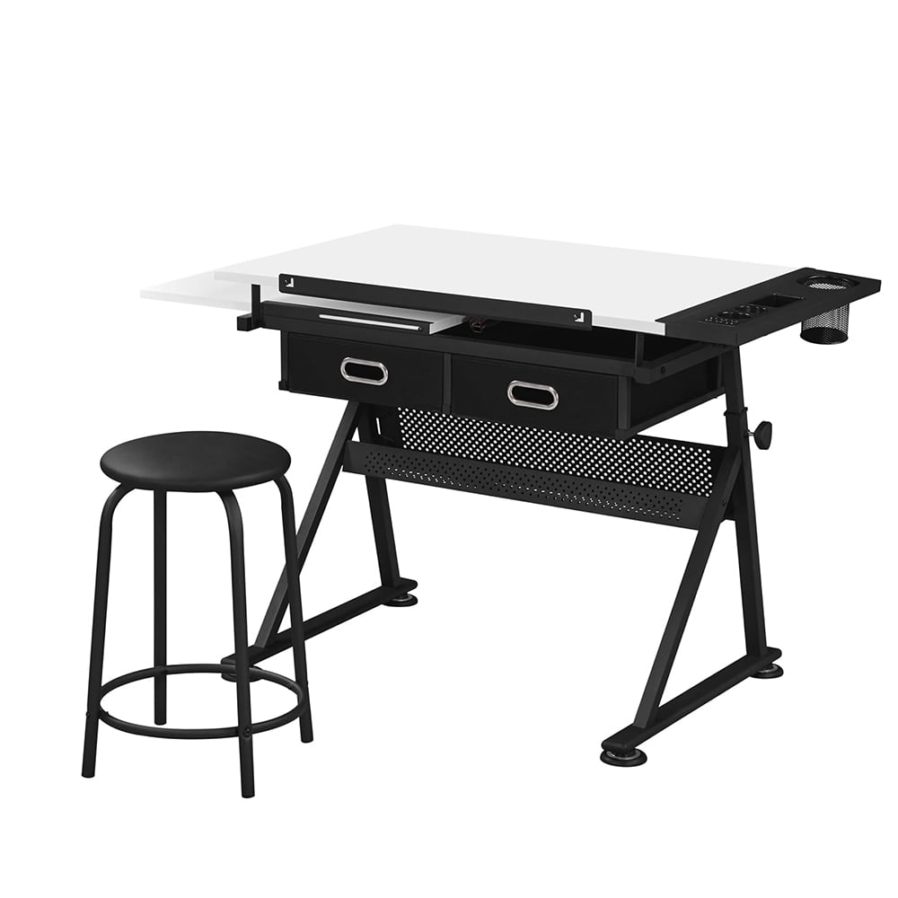 Drafting Table for Artists, Height Adjustable Drawing Draft Desk ...