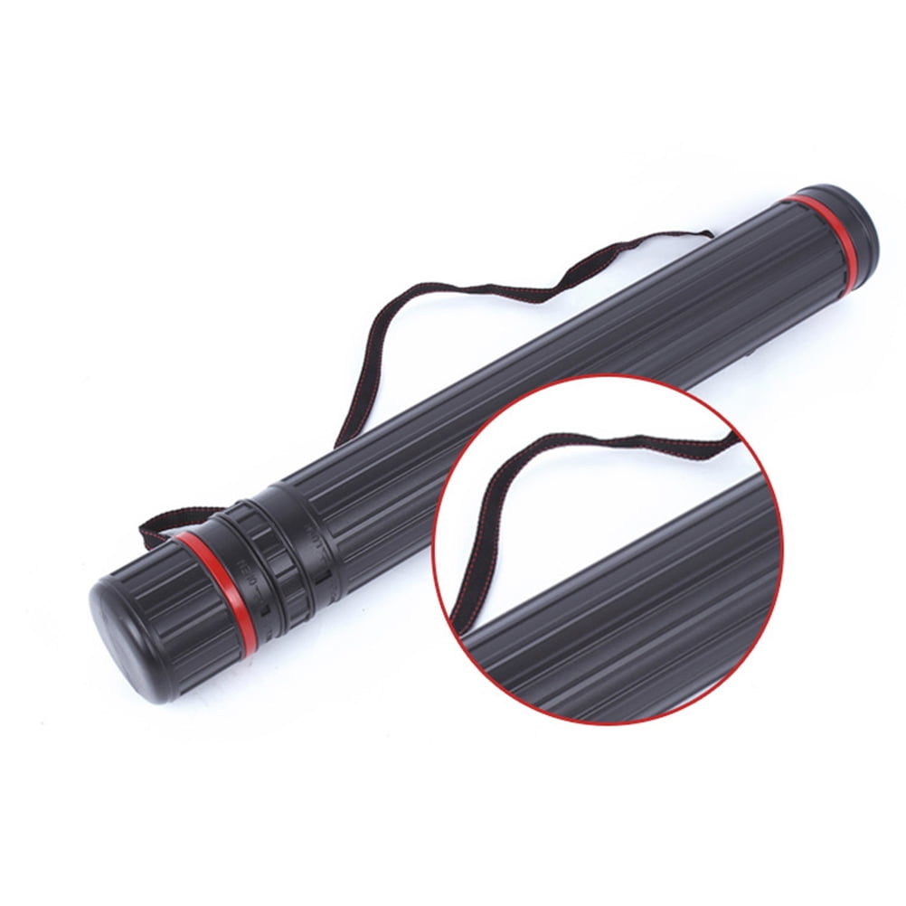 Tineasur Durable Black Plastic Storage Tube Extendable for Posters and ...