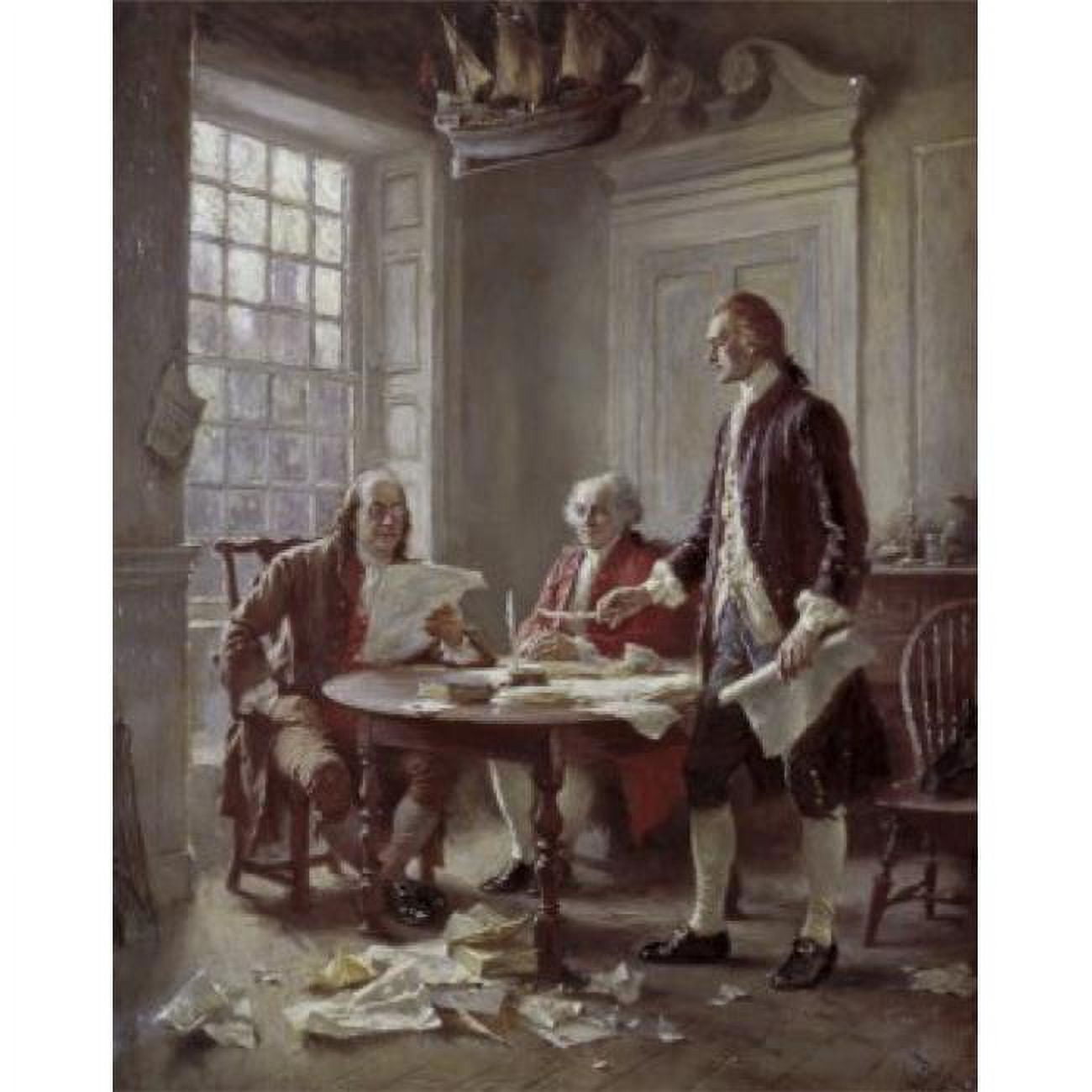 Drafting the Declaration of Independence Jean Leon Gerome Ferris 1863 ...