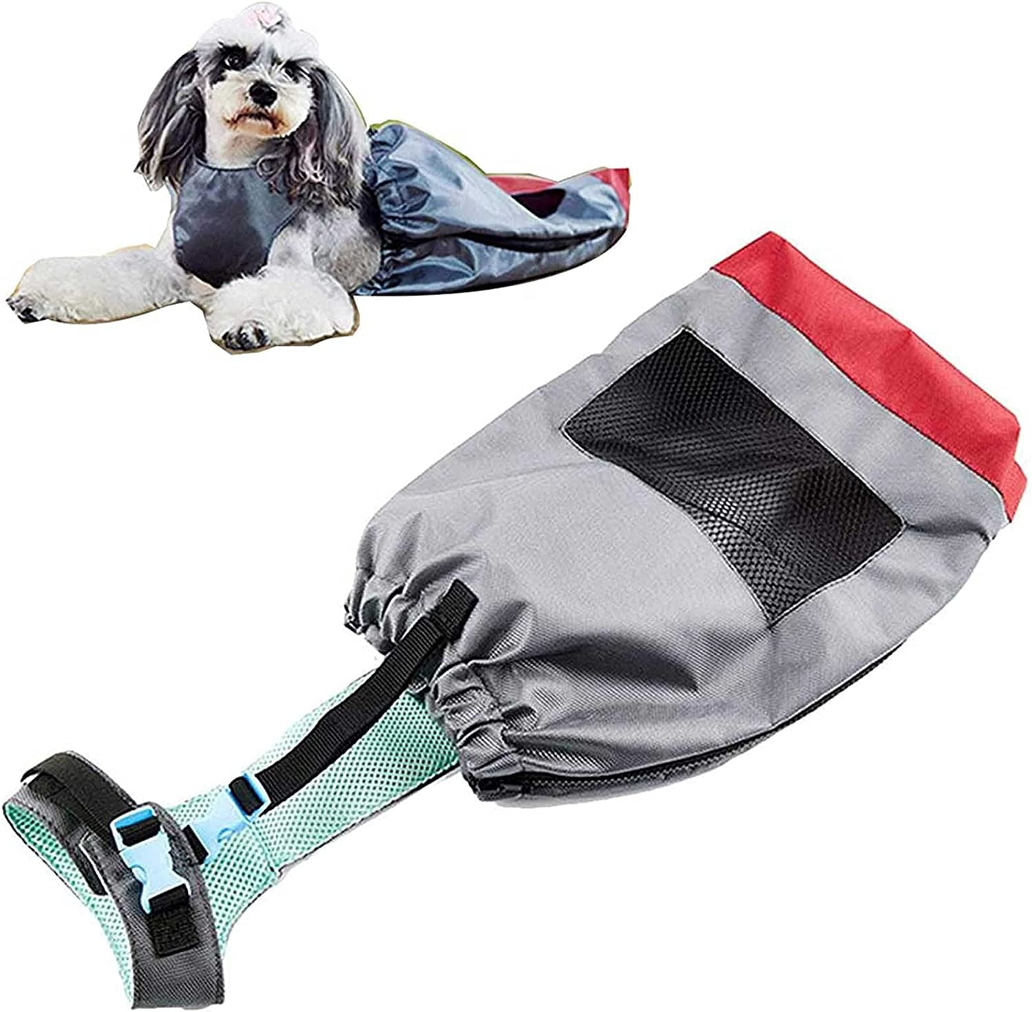 Drag Bag for Paralyzed Pets, Wear-Resisting Oxford Cloth Walking Drag ...
