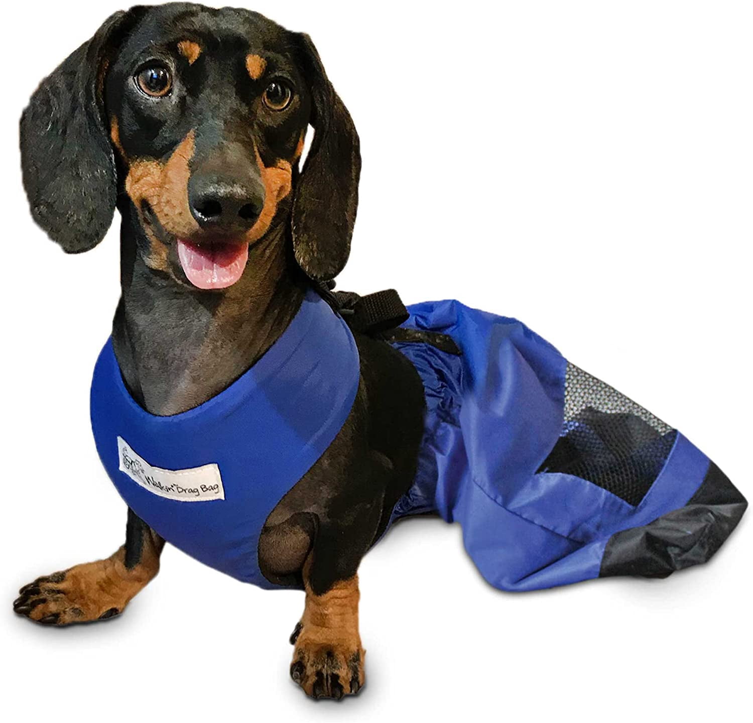 Drag Bag for Paralyzed Rear Legs | Indoor Dog Wheelchair Alternative ...