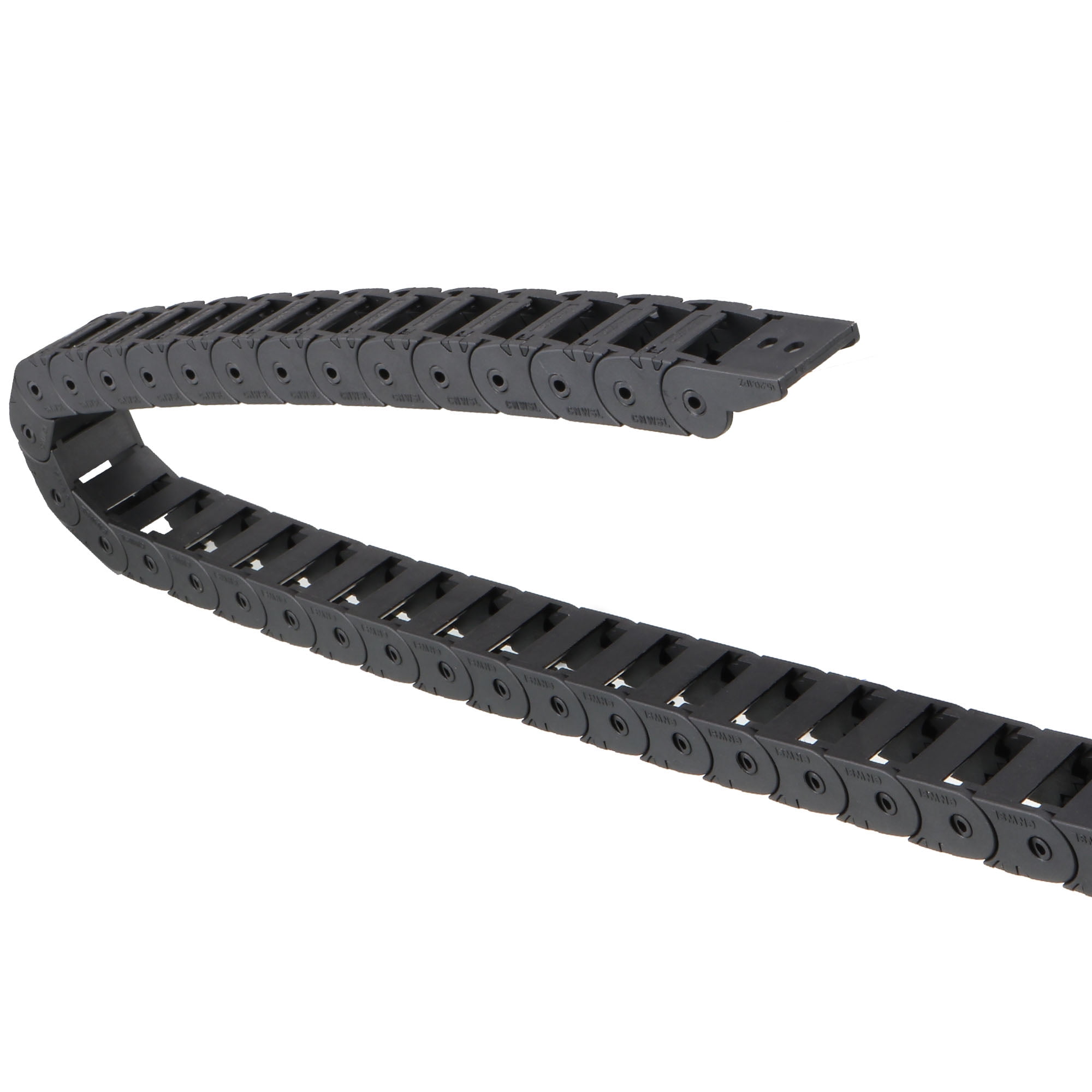 Drag Chain Cable Carrier Open Type with End Connectors 15X20mm 1 Meter ...