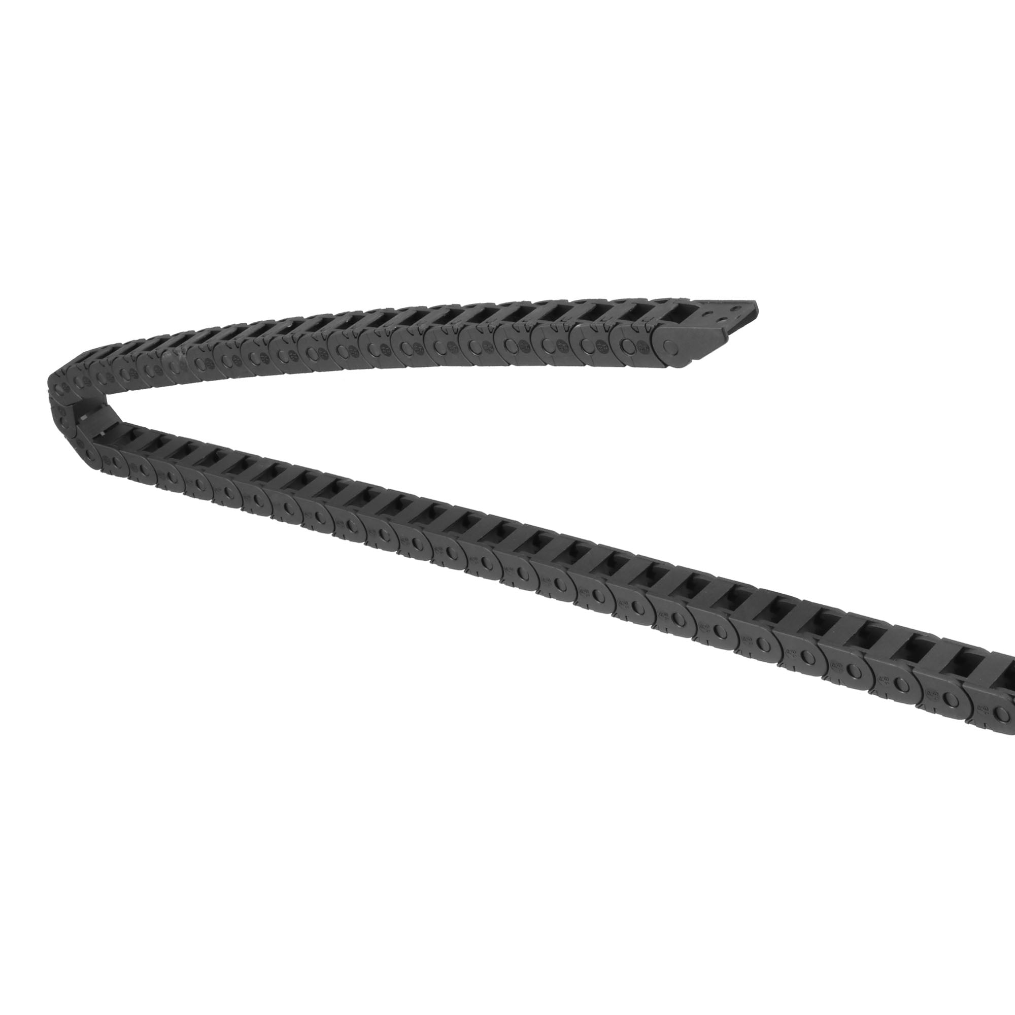 Drag Chain Cable Carrier Open Type with End Connectors R18 10X11mm 1 ...