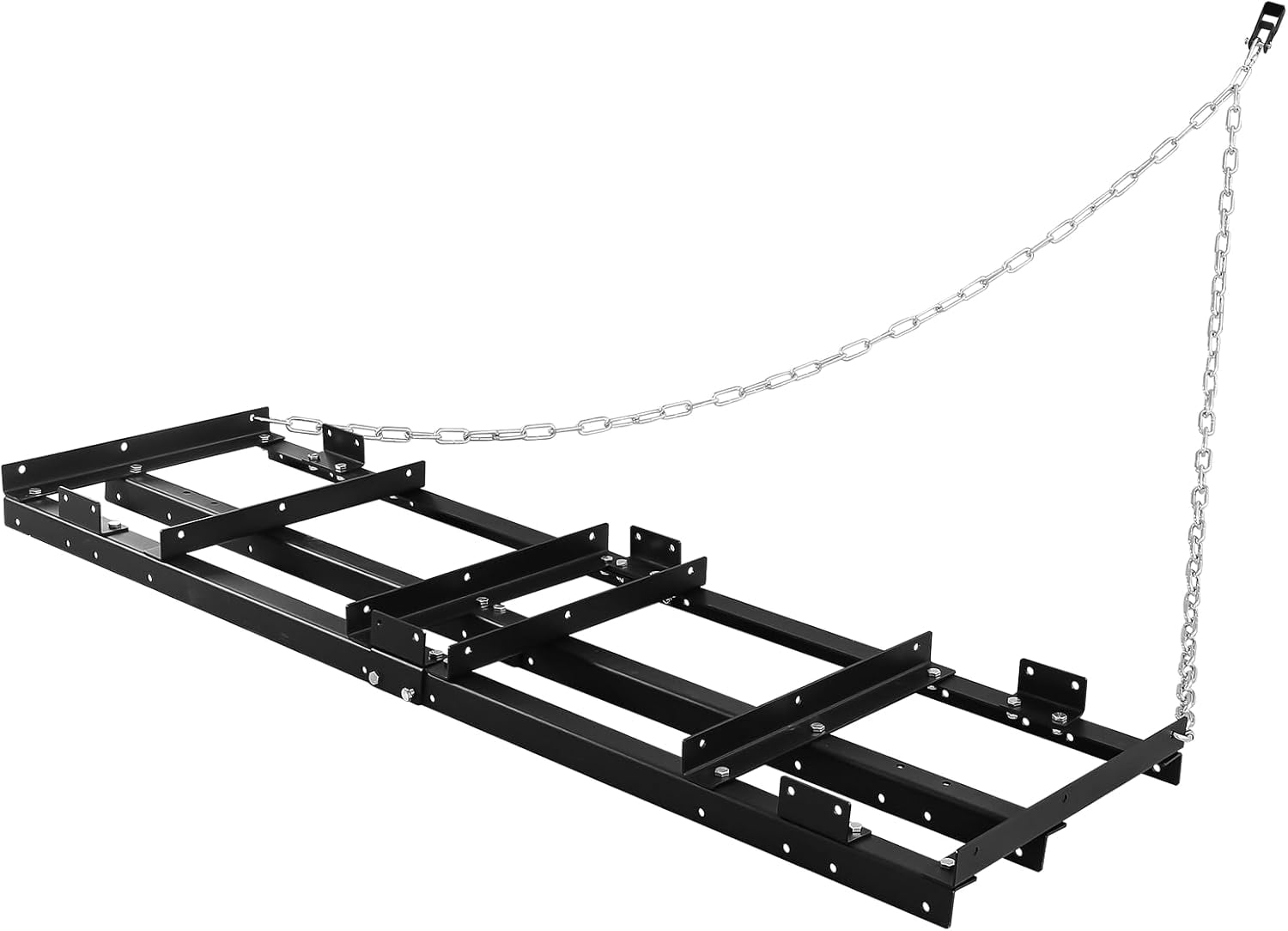 Drag Harrow Driveway Grader, 6FT Driveway Drag for Gravel Power Rake ...