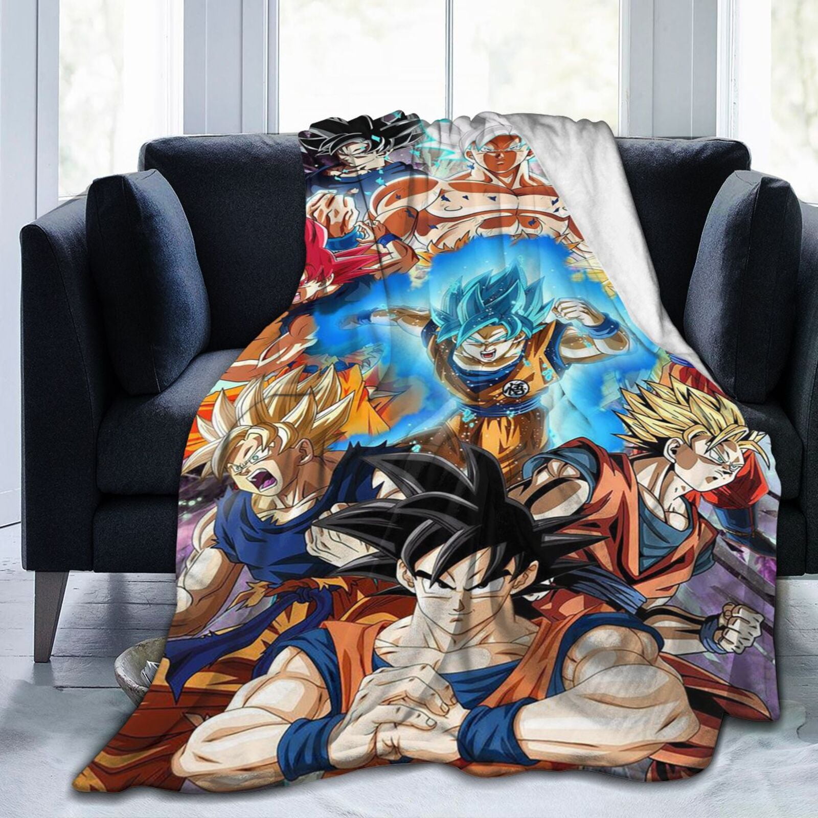 Drag_On Ball Z Blanket Ultra-Soft Throw Blanket For Couch Bed Sofa ...