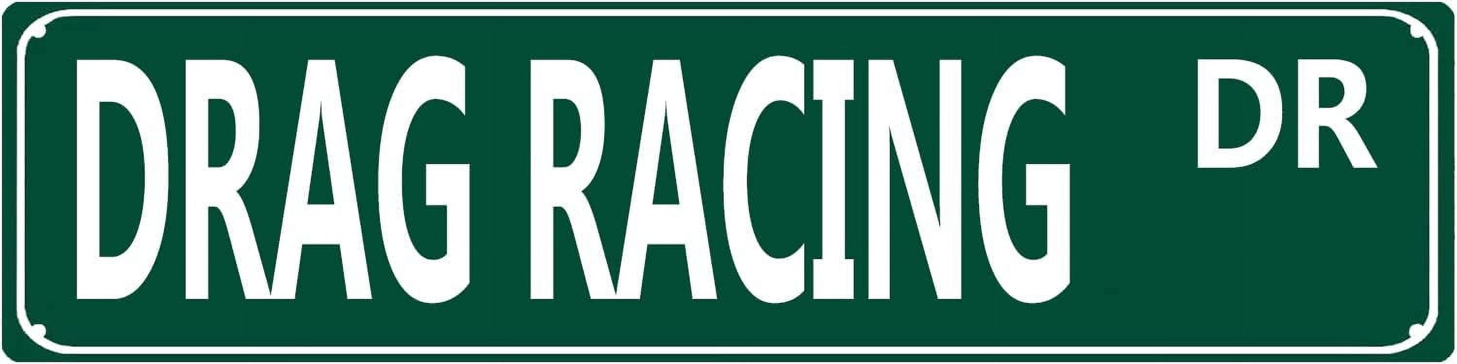 Drag Racing Dr Metal Street Tin Sign Funny Vintage Slim Tin Signs 16 x ...