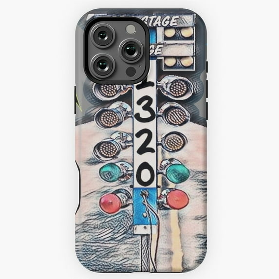Drag Racing Lights Funny Christmas Tree iPhone Case 17 16 15 14 13 12 ...