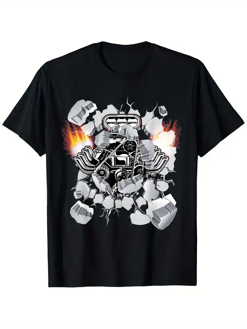 Drag Racing Shirt | Mechanics Car Engine Dragster Motorsport T-Shirt ...