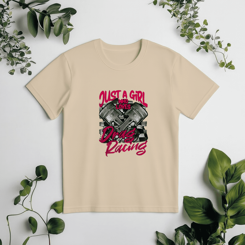 Drag Racing Speed Vibes With Track Action Theme Unisex T-Shirt, for men ...