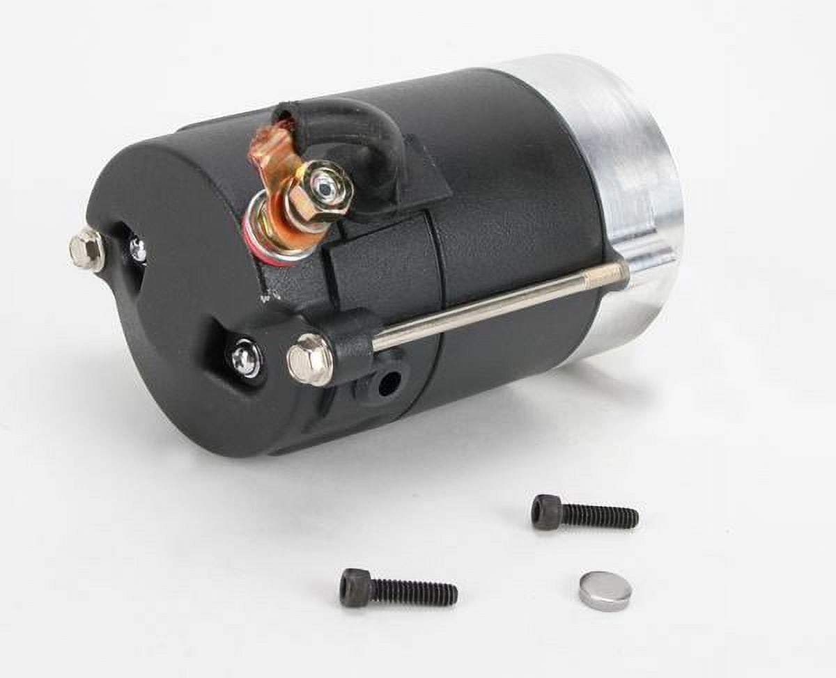 Drag Specialties High-Performance Starter Motor 1.4kW - Hitachi Black ...
