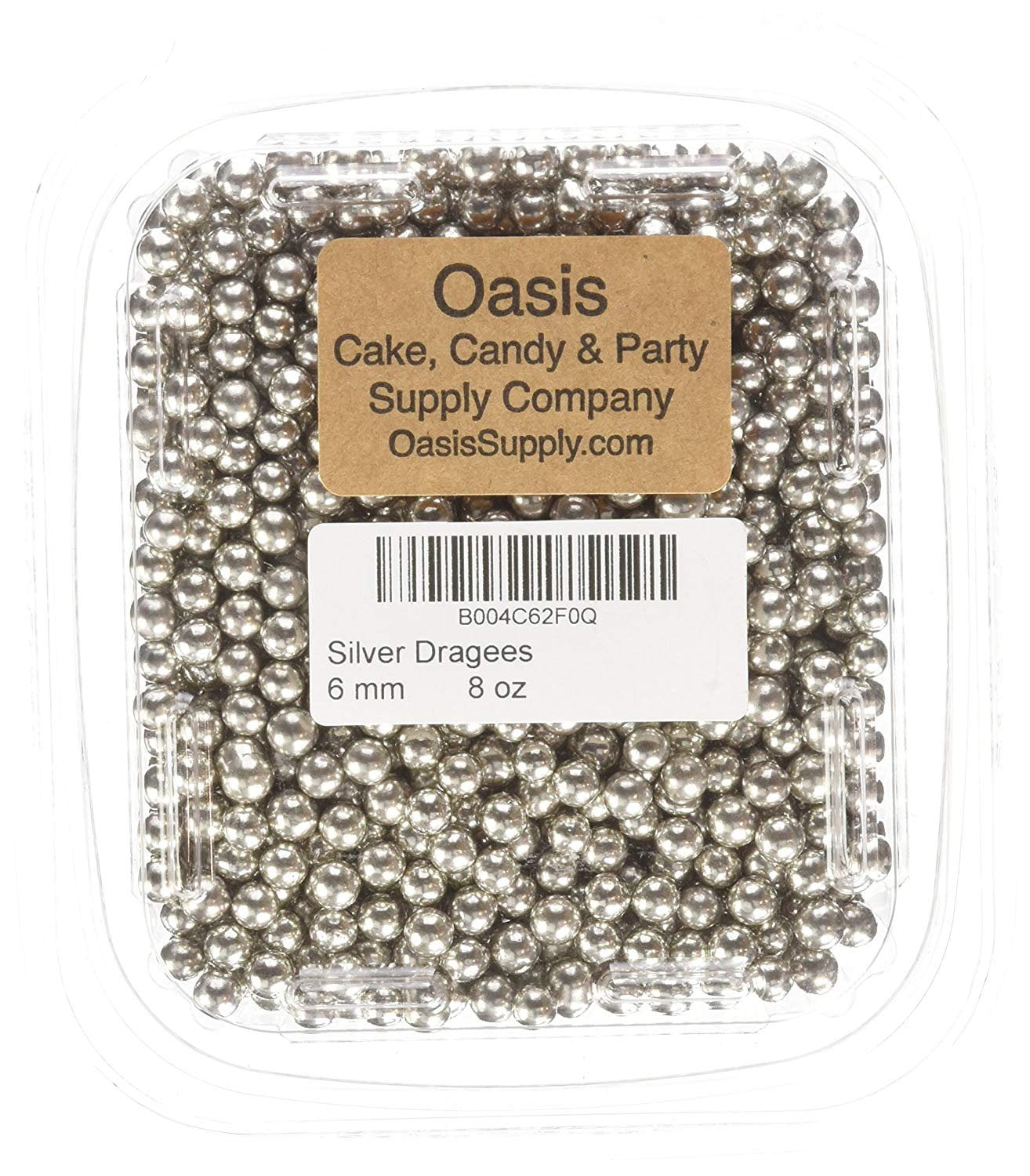 Decorating Sugar Dragees 8-Ounce Pack for Cake, Cupcake, Cookie Decor ...