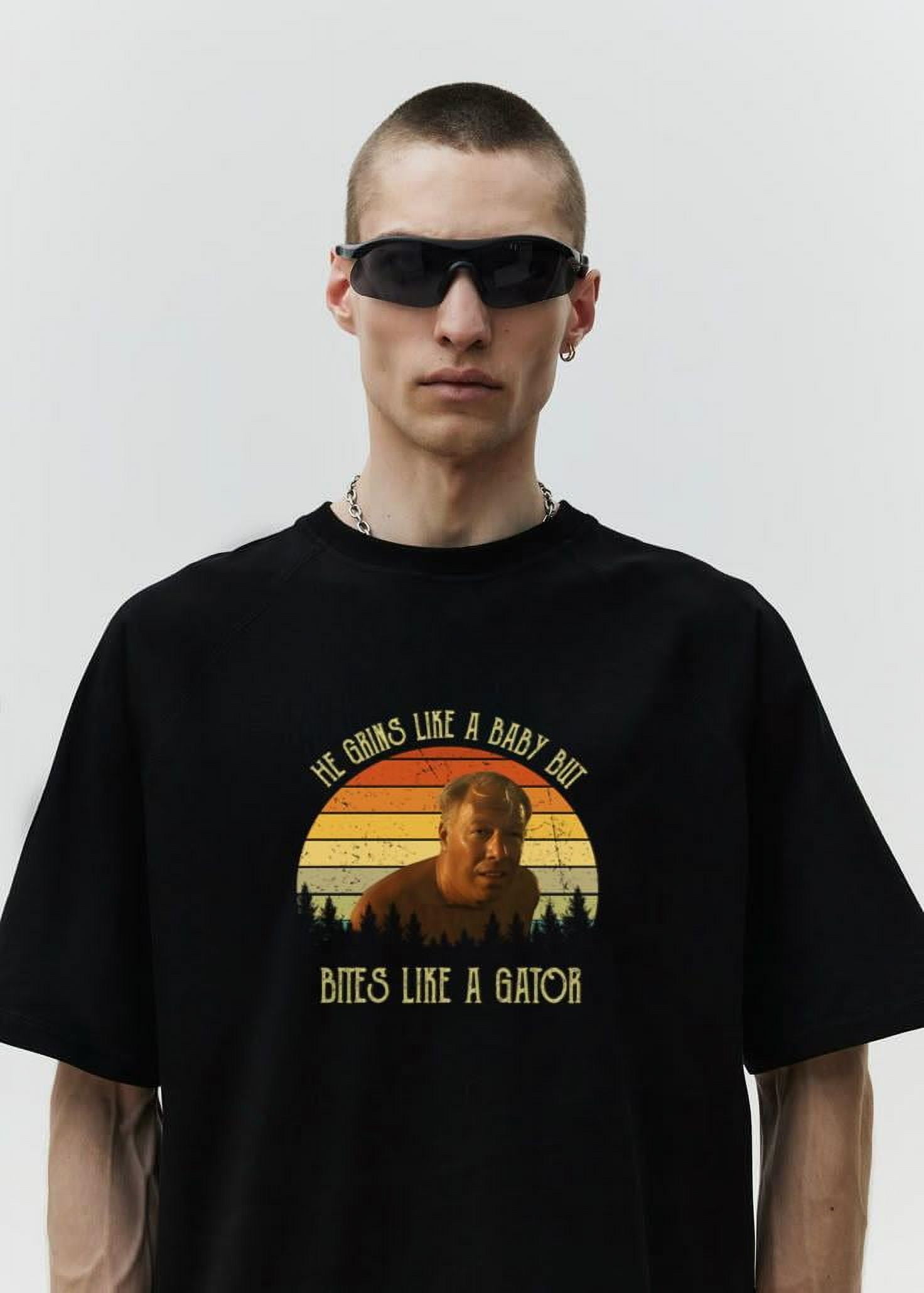 Dragline Cool Hand Luke Movie Quote T-Shirt He Grins Gator, for men ...