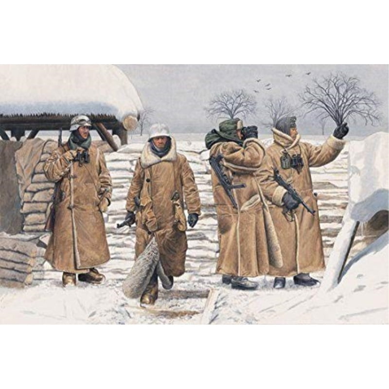 Dragon 1/35 German Infantry in Wachtmantel, Leningrad 1943 (4 Figures ...