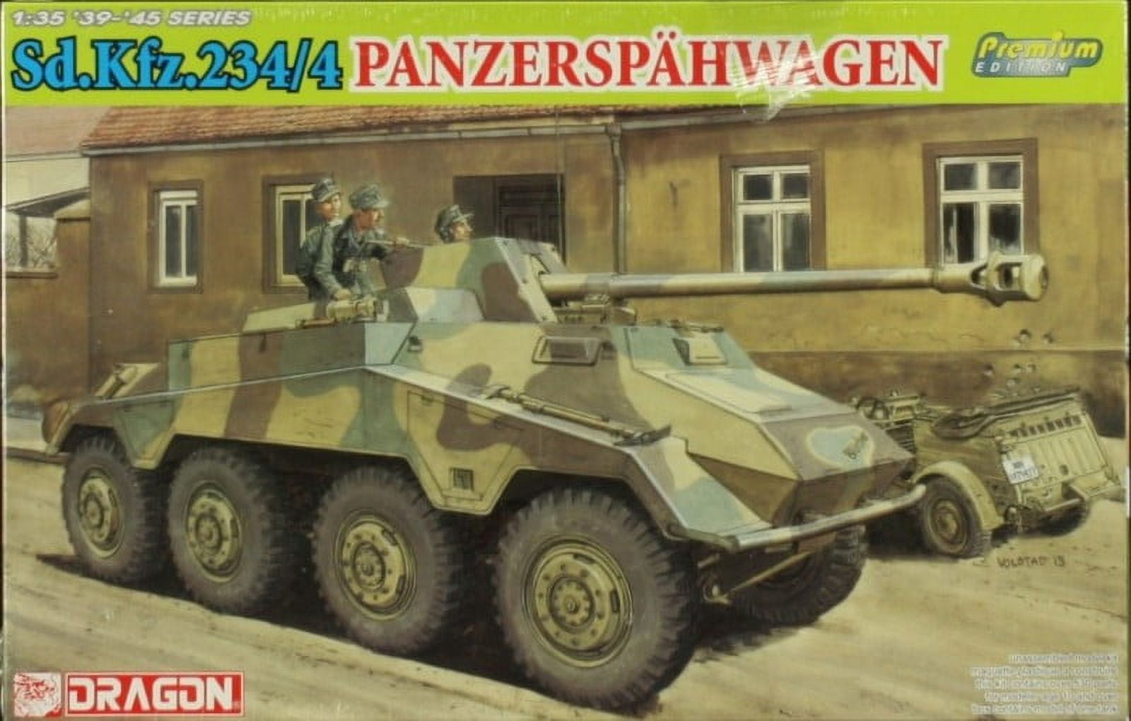 Dragon 1:35 Sd.Kfz.234/4 Panzerspahwagen Premium Edition Plastic Model ...