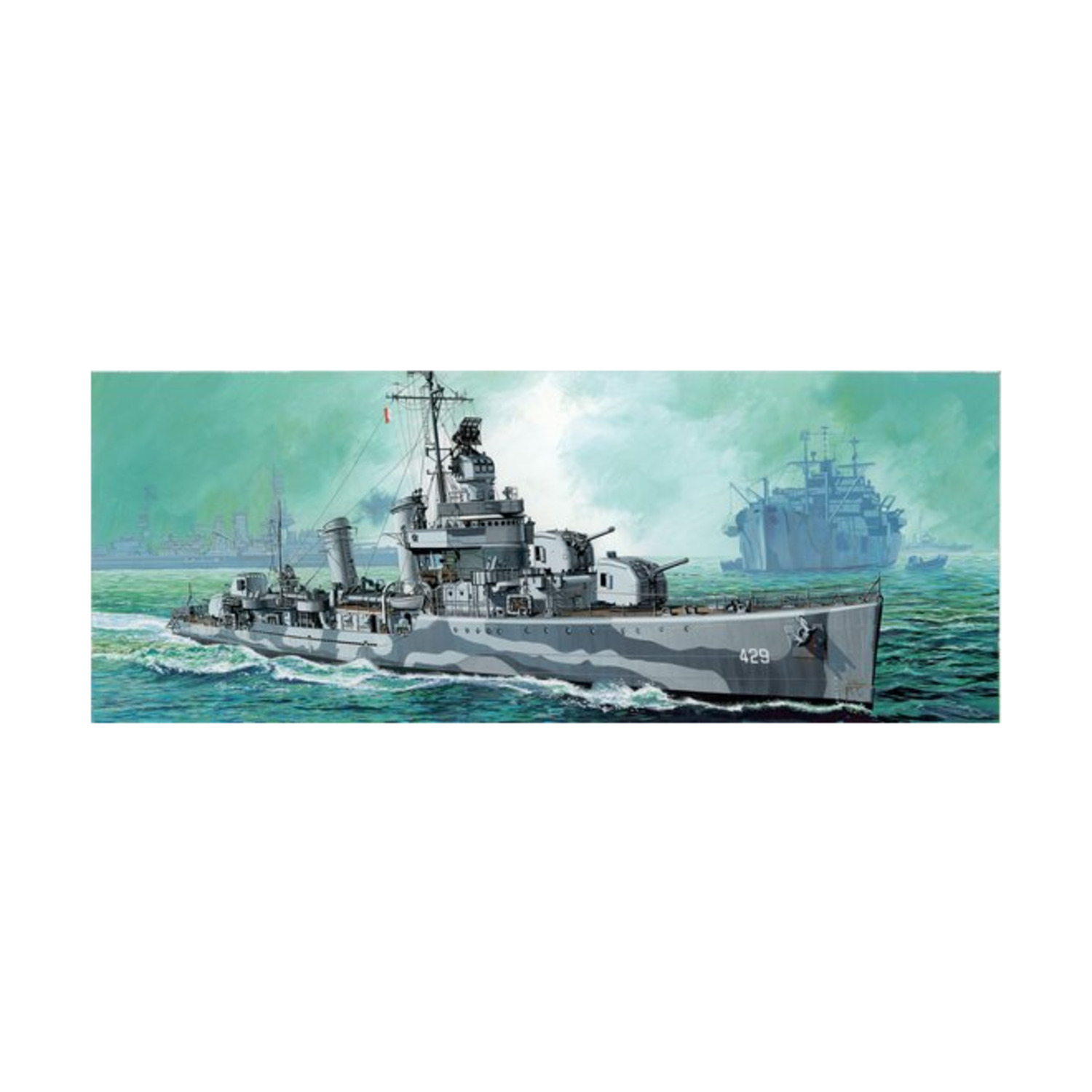 Dragon Models U.S.S. Livermore DD-429 1942 Gleaves Class Destroyer New ...