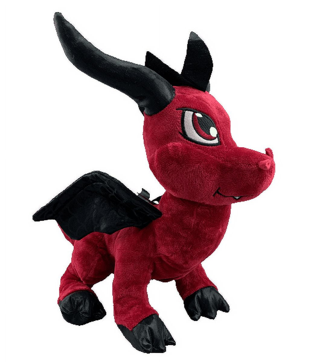 Dragon 16" Red Dragon Hand Stuffed Soft Plush Animal - Walmart.com