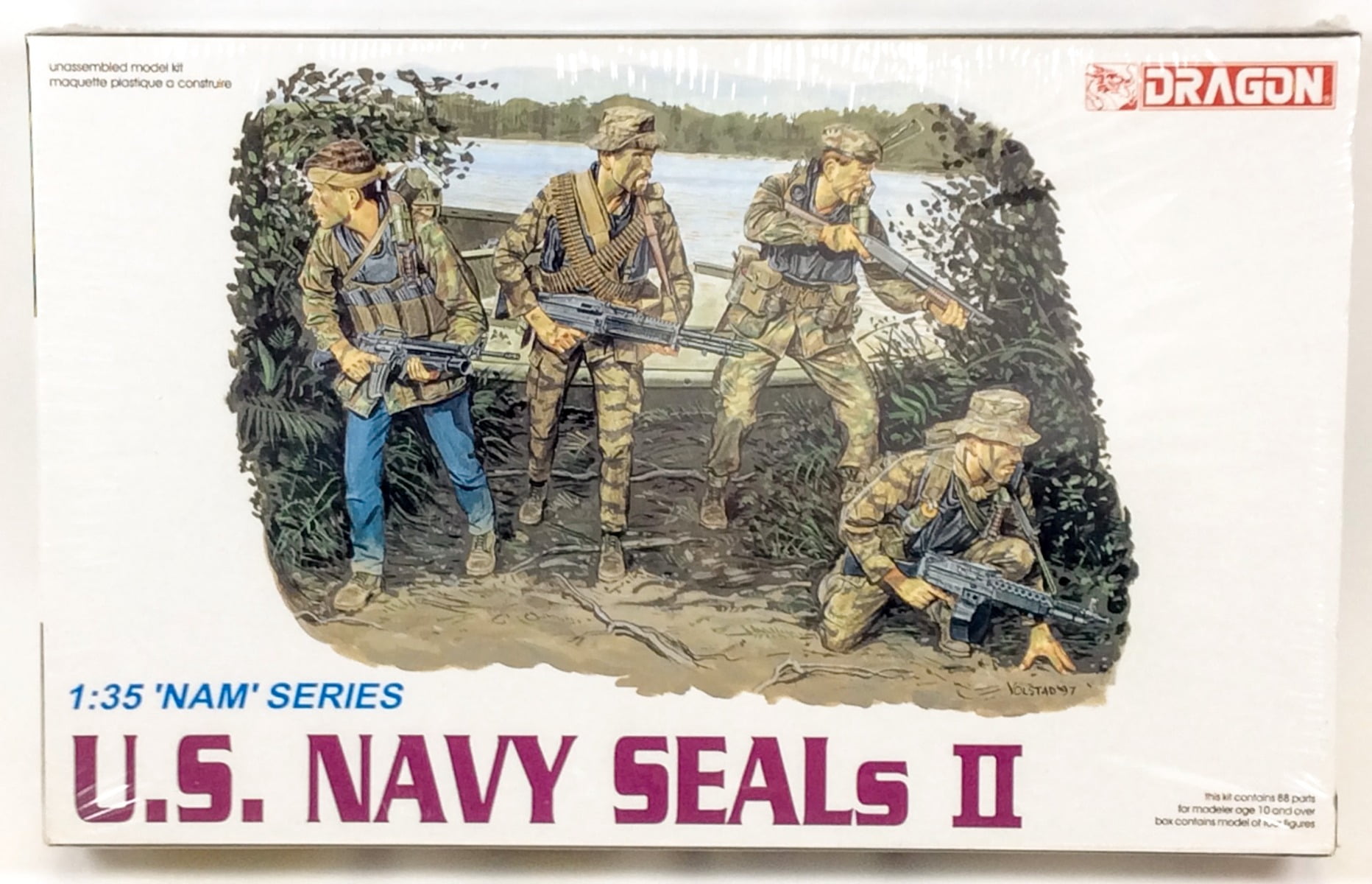 Dragon 3316 US Navy SEALs II 1/35 Scale Plastic Model Figures - Walmart.com