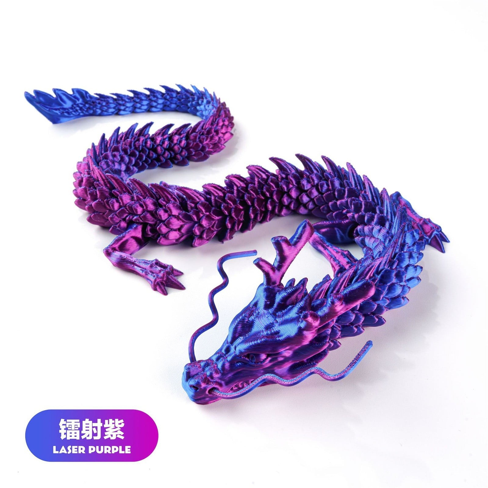 Dragons, 3D Printed Crystal Dragon, Relief Anxiety Dragon Action ...