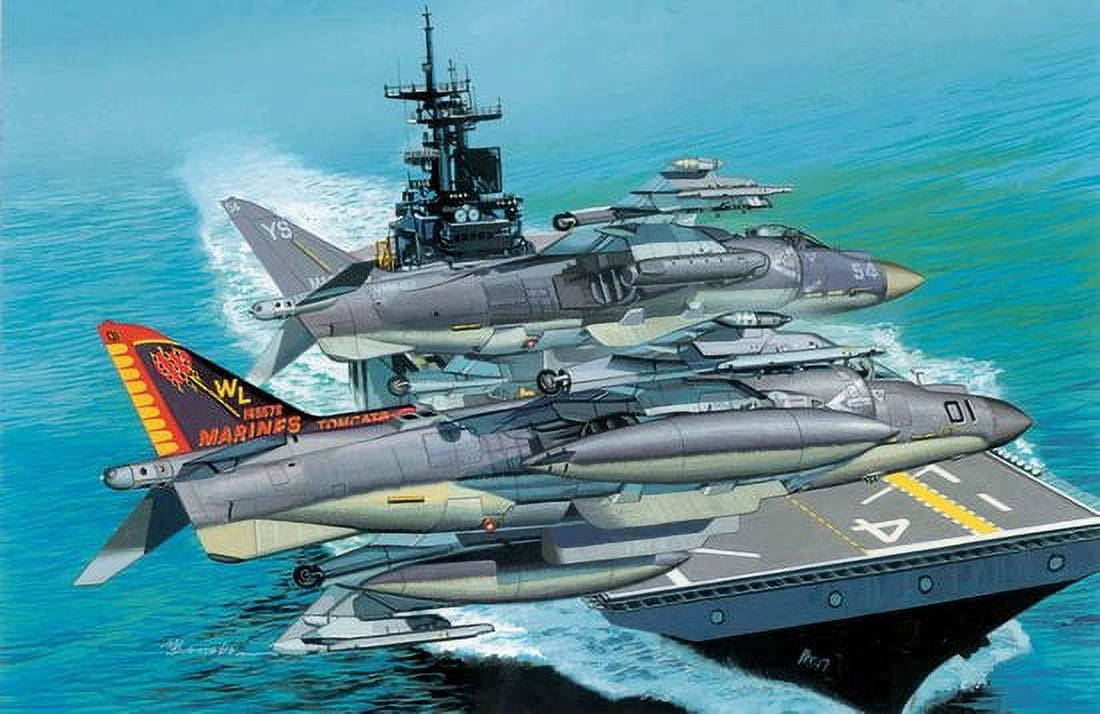 Dragon 4622 1:144 AV8B Harrier II Tomcat & Golden Eagl - Walmart.com