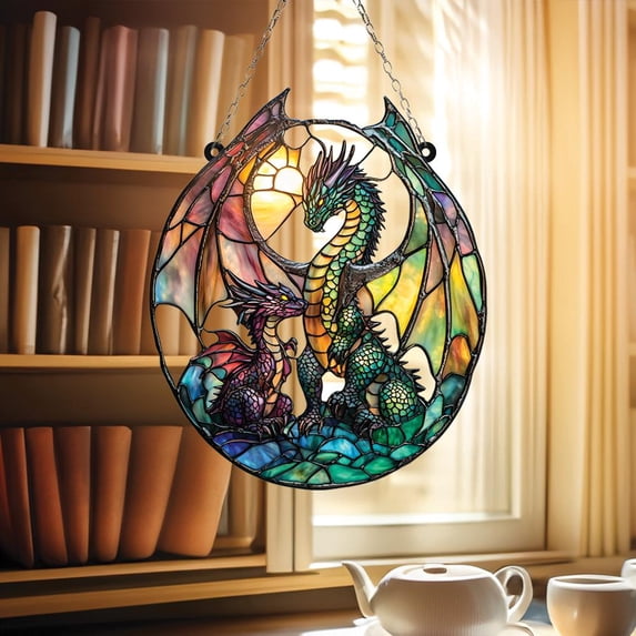 Dragon Acrylic Suncatcher fullxfull Mystical Fantasy Decor, Window ...
