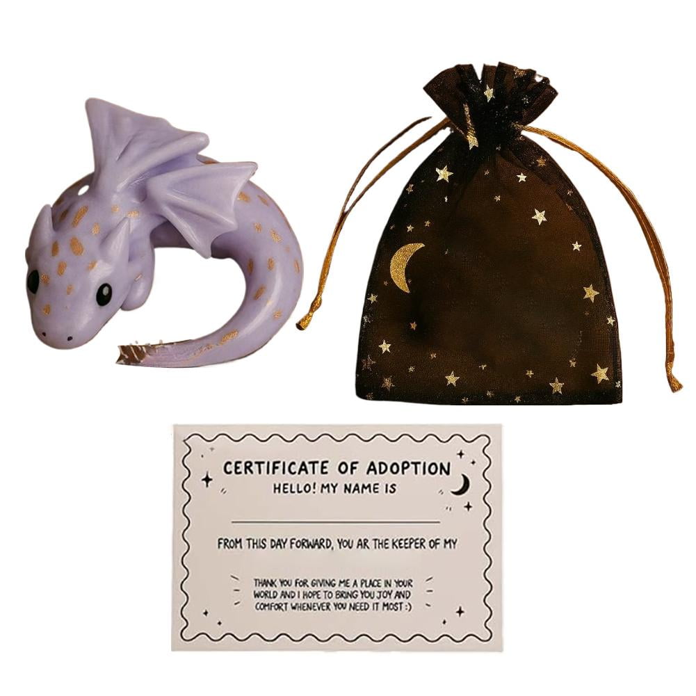 Dragon Adoption Kit, Handmade Mini Pocket Emotional Dragons Adoption ...