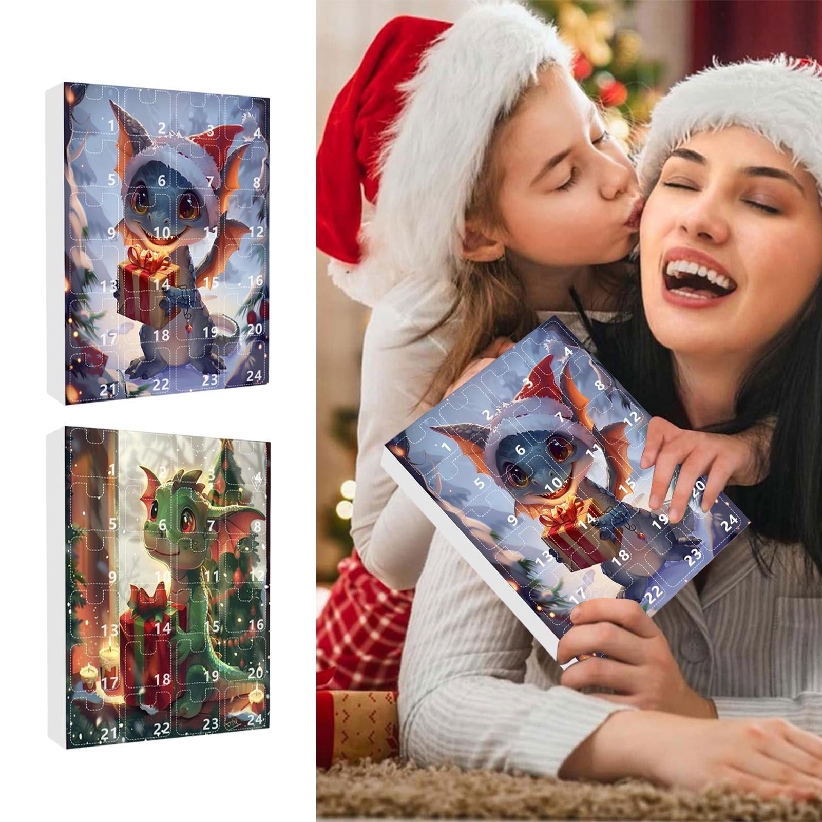 Dragon Advent Calendar 2024 | 24 Days Christmas Countdown Calendar | 2D ...