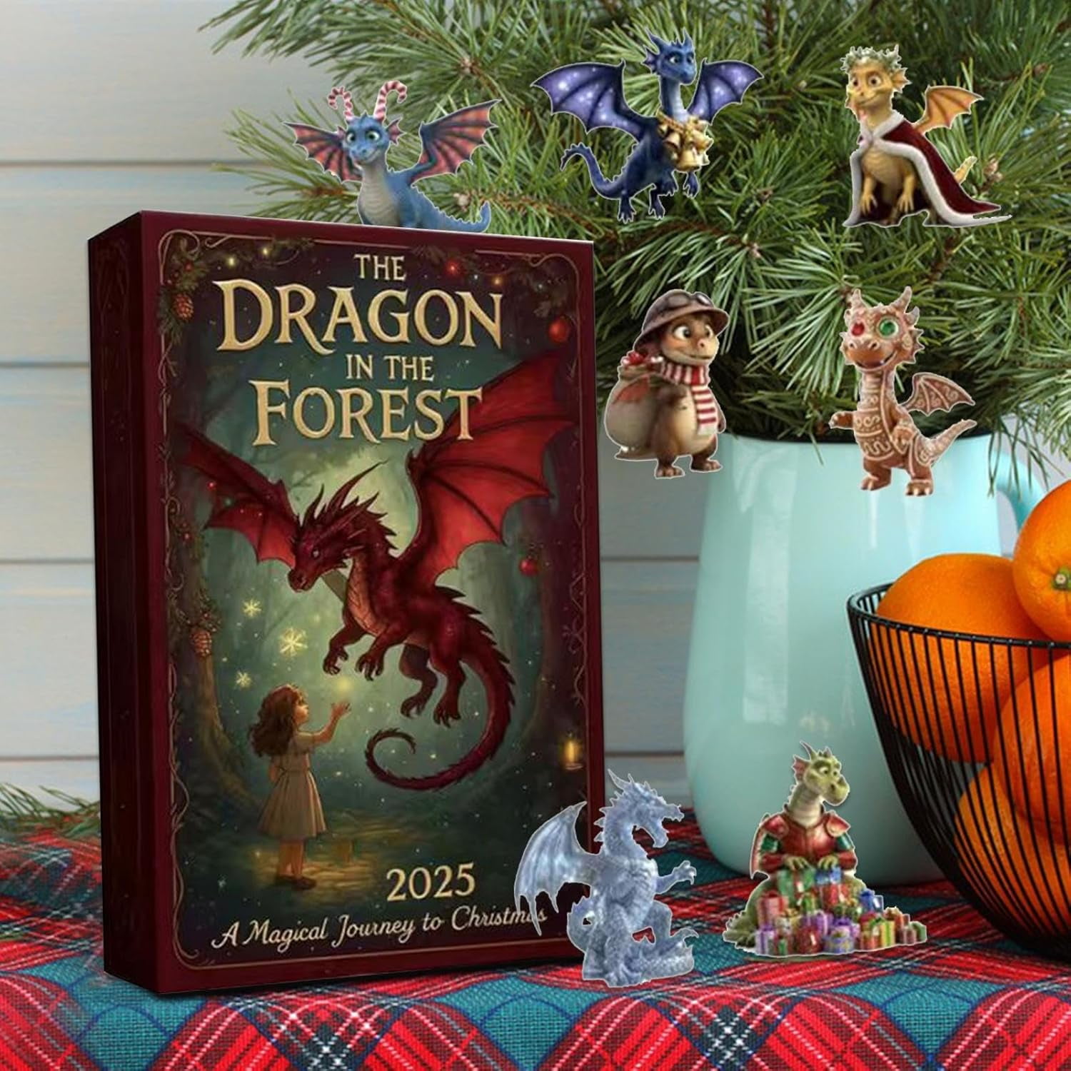 Dragon Advent Calendars 2025 - Christmas Ornaments, 24 Day 2d Acrylic ...