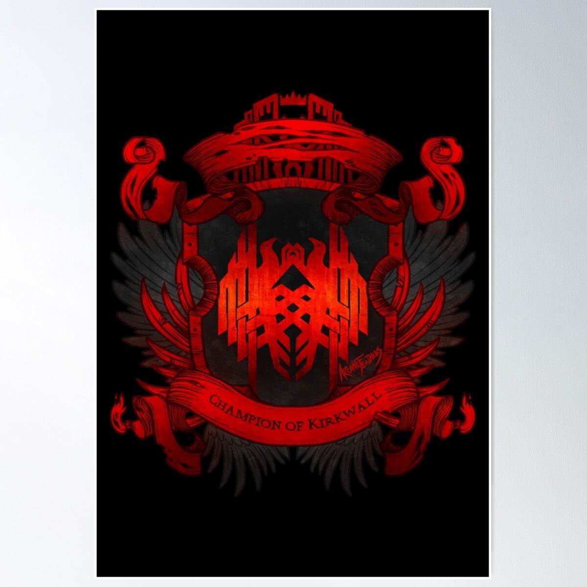 Dragon Age: Champion Of Kirkwall Poster Wall Art, Modern Wall Decor For ...