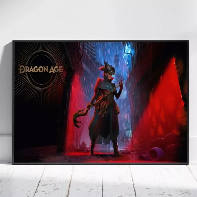 Dragon Age Poster, The Inquisitor Wall Art, Rolled Print 8 NO FRAMED ...