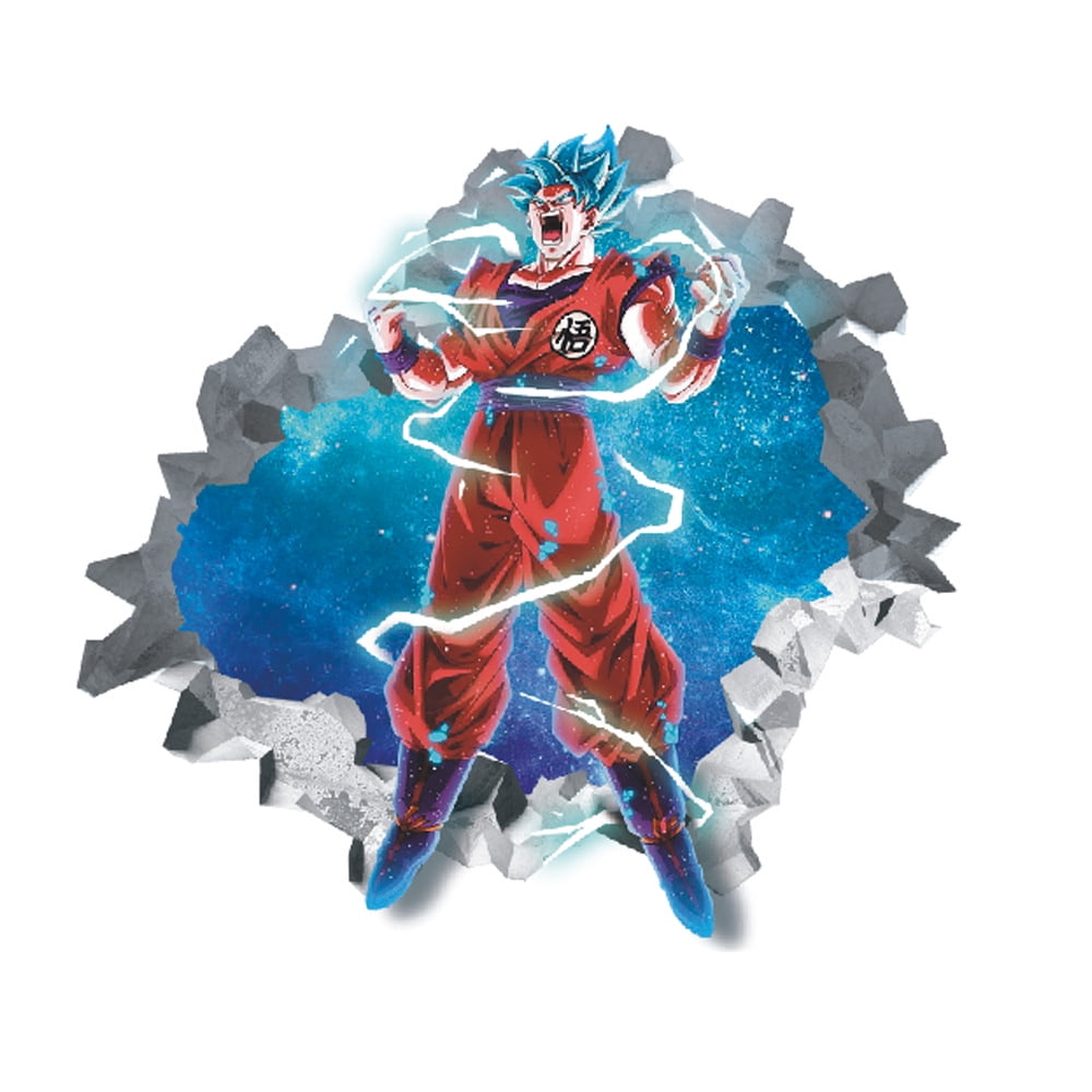 Dragon Ball 3D Wall Decals,Anime Cartoon Self-Adhesive Stickers ...