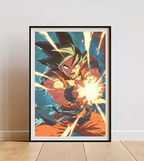 Dragon Ball - 4 Posters On The Theme Of The Famous Manga Hero Goku 1 NO ...