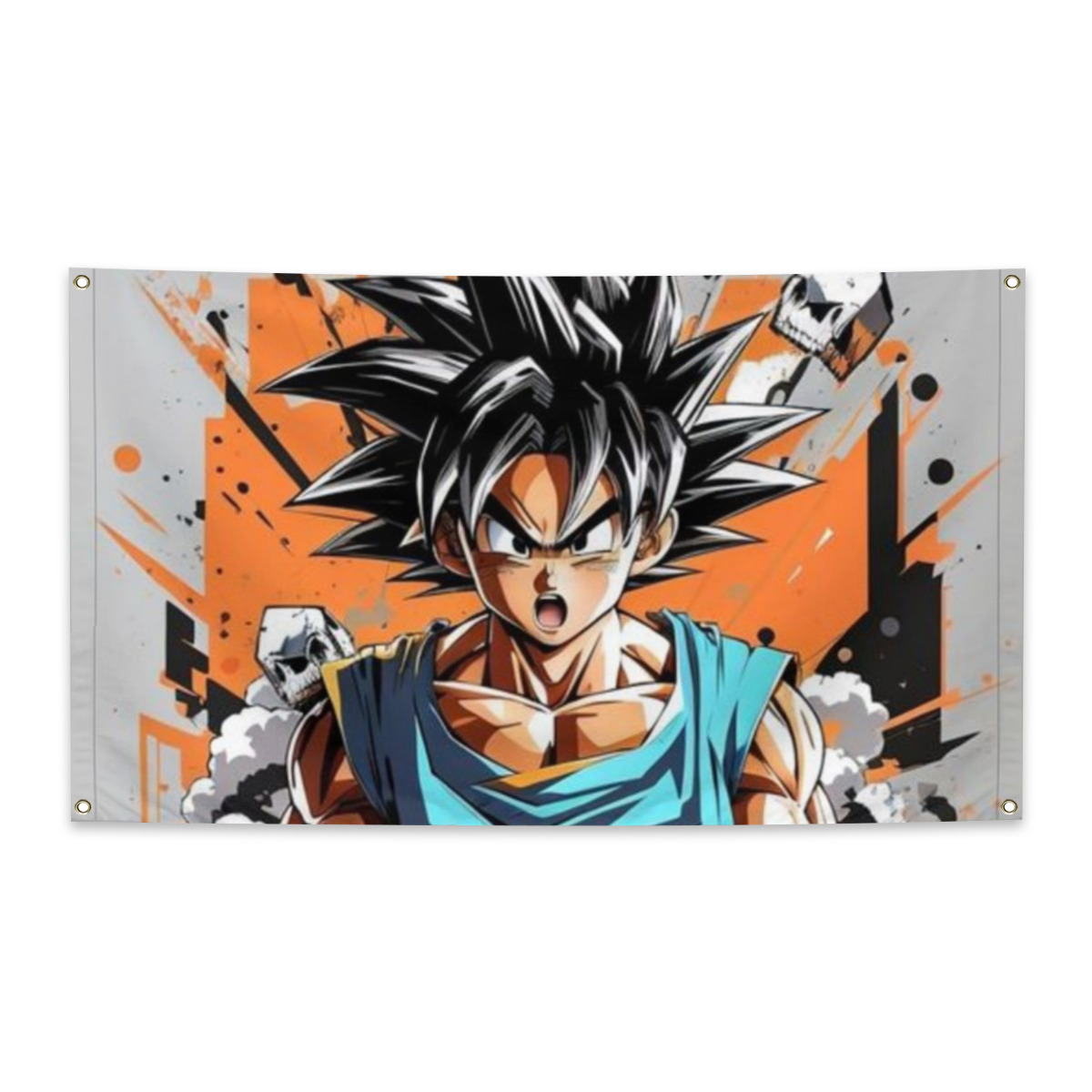 Dragon Ball Anime 3x5 ft Face Flag - Vivid Color and Fade proof ...